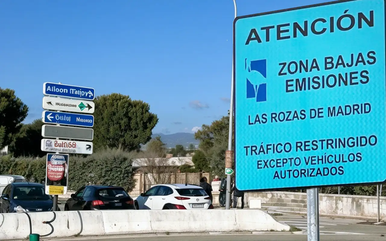 Mapa de las ZBE en Las Rozas de Madrid - Ecomovilidad.es